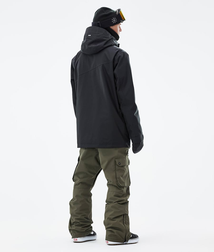 Dope Adept Men's Snowboard Jacket Black | Dopesnow.com