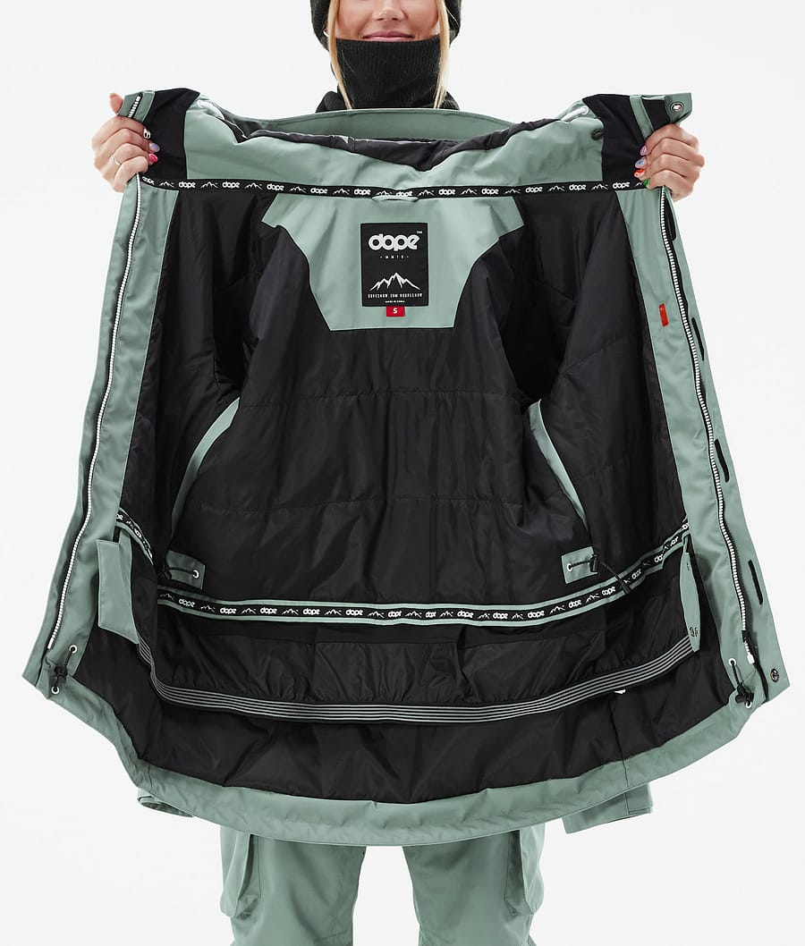 Dope Adept W Women's Ski Jacket Faded Green | Dopesnow.com