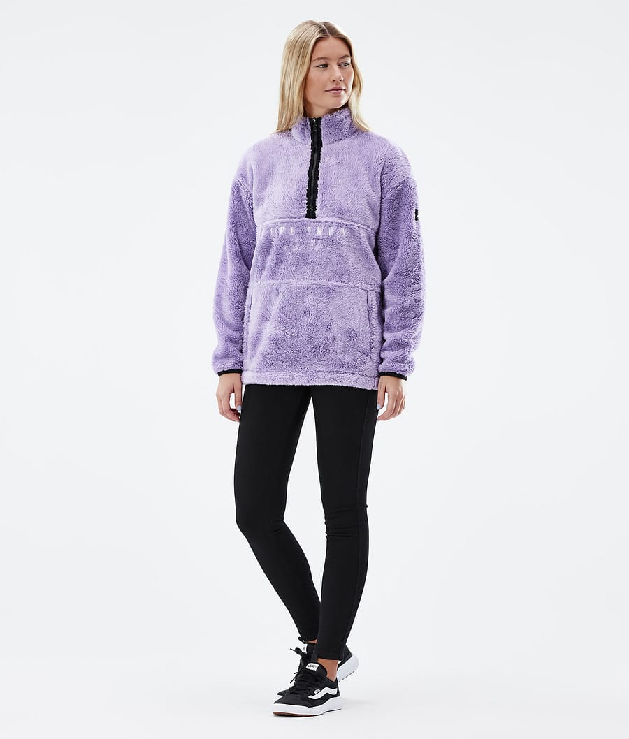 Dope Pile W Fleece Sweater Women Faded Violet | Dopesnow.com
