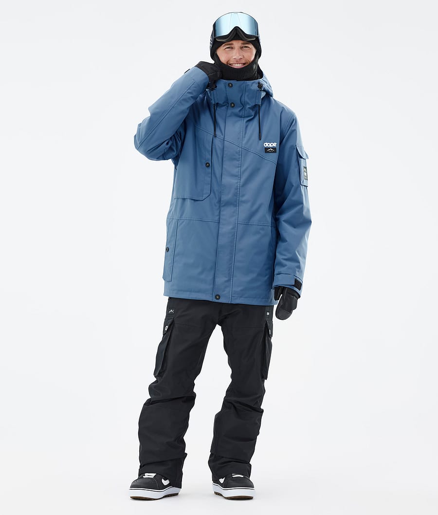 Dope Adept Snowboard Jacket Men Blue Steel | Dopesnow.com