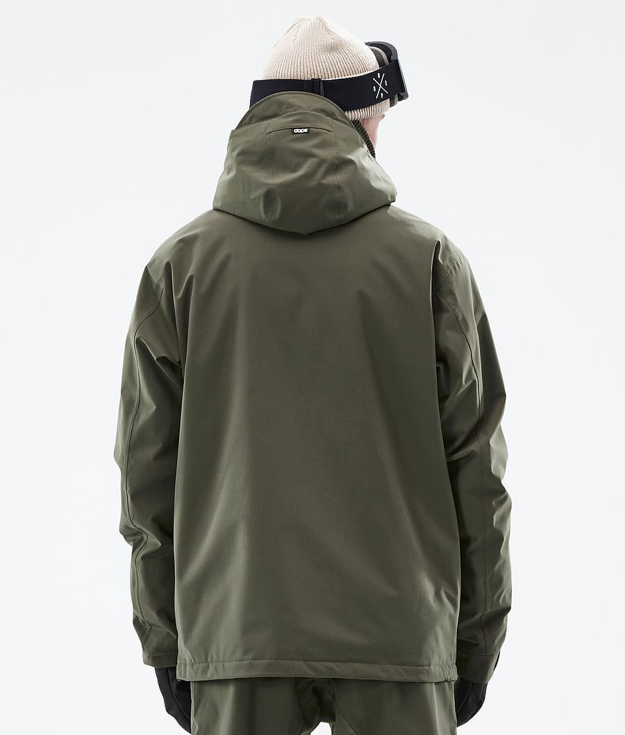 Dope Blizzard Men's Ski Jacket Olive Green | Dopesnow.com