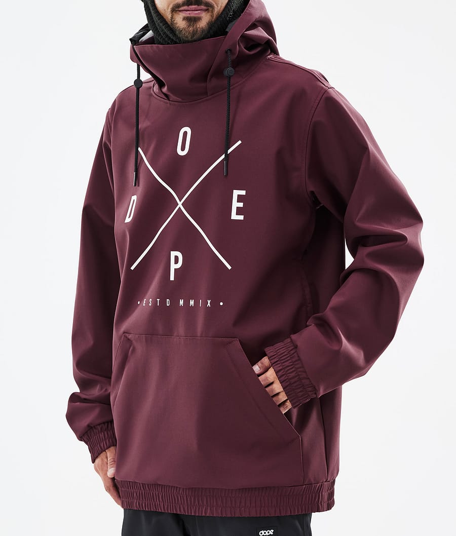 Dope Yeti Men's Ski Jacket 2X-Up Burgundy | Dopesnow.com