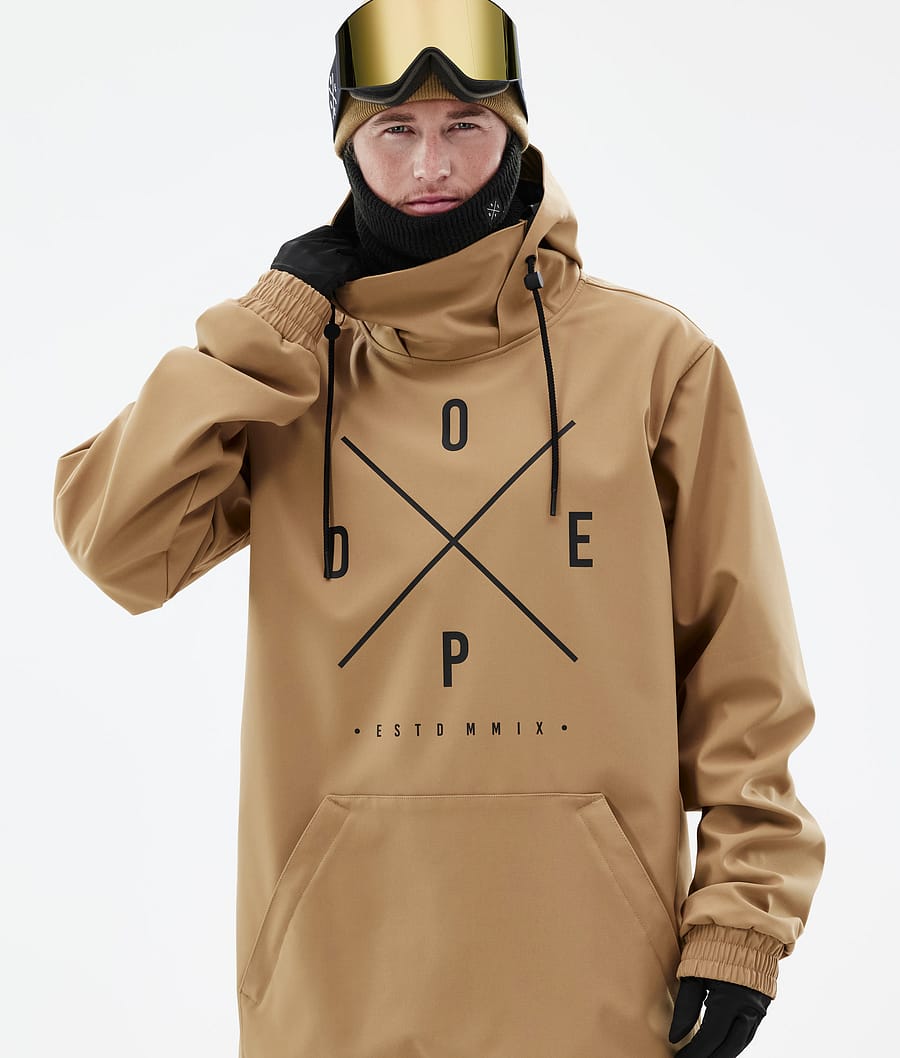 Dope Yeti Men's Snowboard Jacket 2X-Up Gold | Dopesnow UK