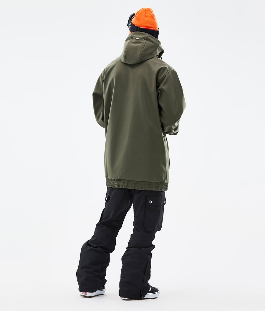 Dope Yeti Men's Snowboard Jacket 2X-Up Olive Green | Dopesnow.com