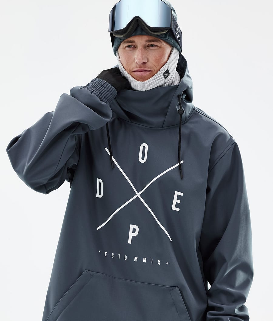 Dope Yeti Men's Snowboard Jacket 2X-Up Metal Blue | Dopesnow.com