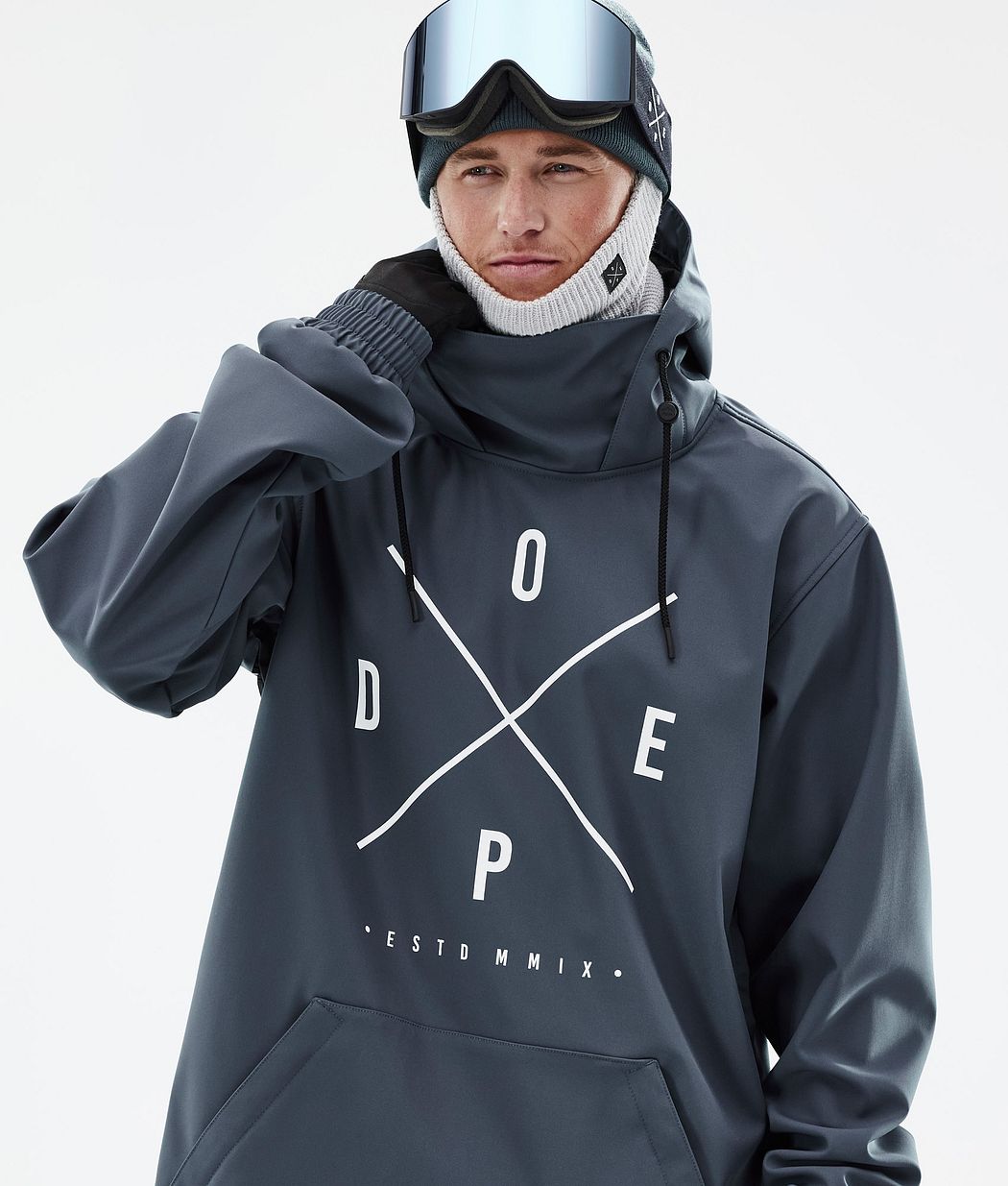 Dope Yeti Men's Snowboard Jacket 2X-Up Metal Blue | Dopesnow.com