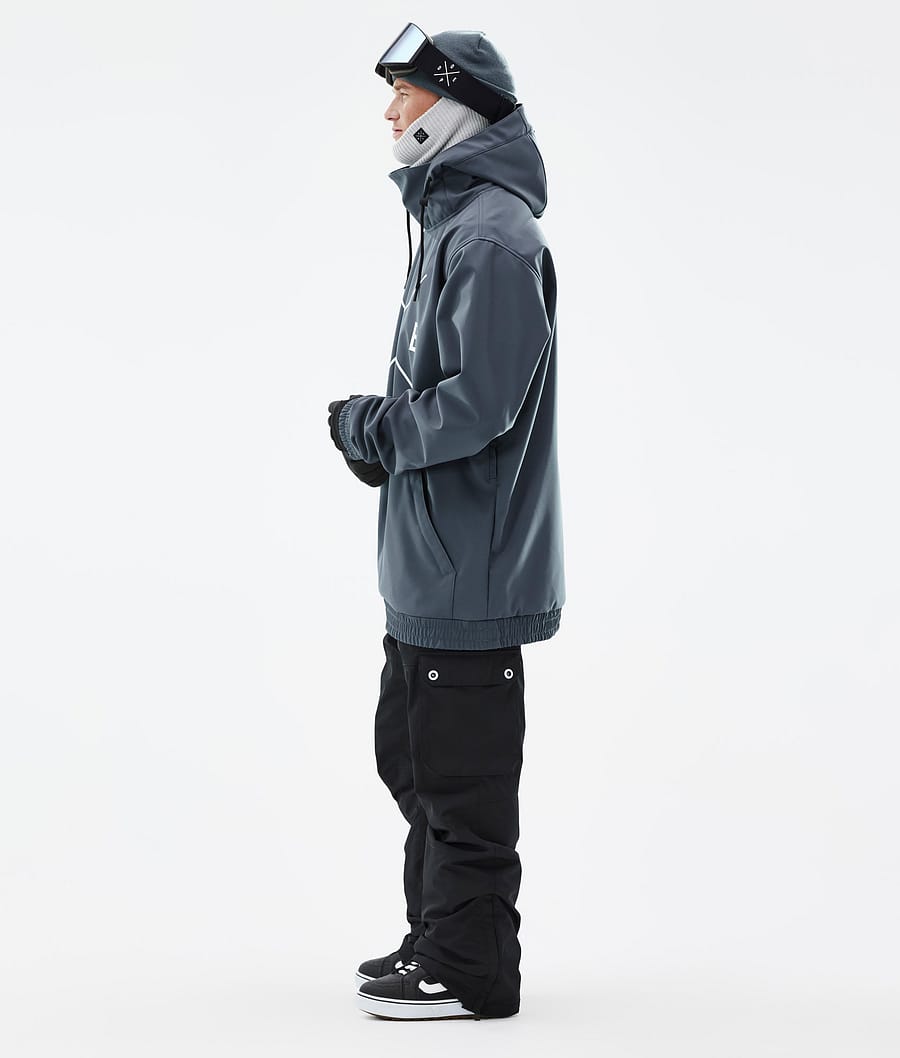 Dope Yeti Men's Snowboard Jacket 2X-Up Metal Blue | Dopesnow.com