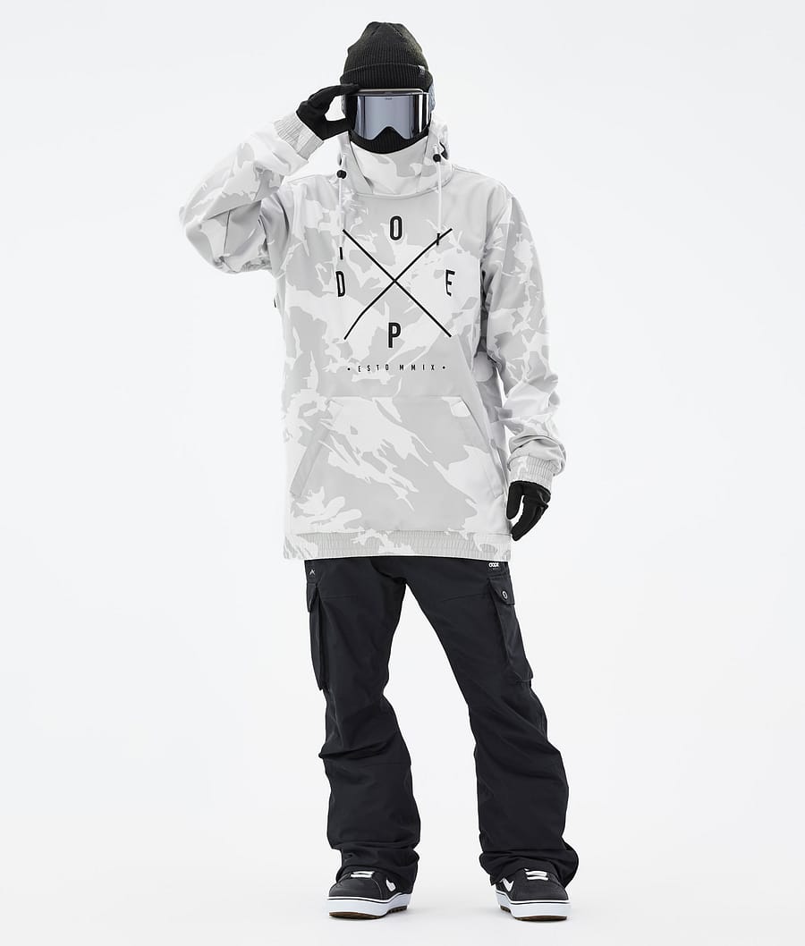 Dope Yeti Men's Snowboard Jacket 2X-Up Grey Camo | Dopesnow.com