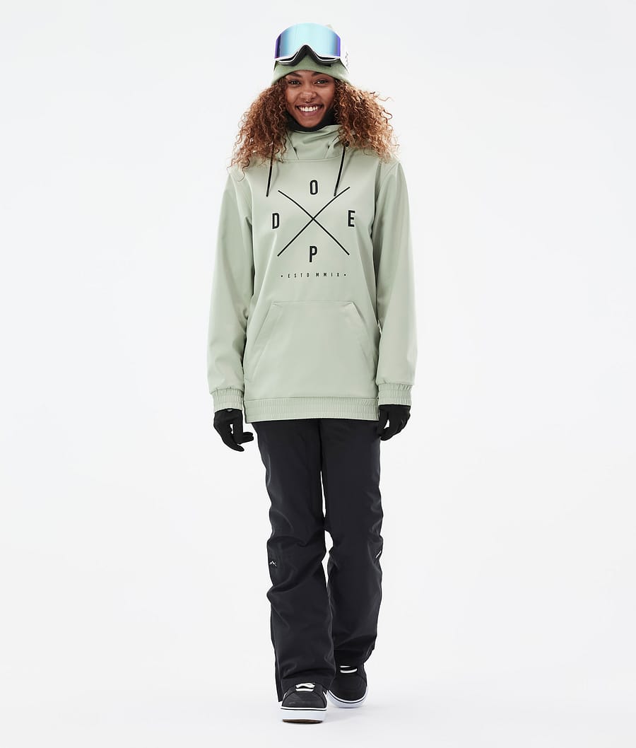 Dope Yeti W Snowboard Jacket Women 2X-Up Soft Green | Dopesnow.com