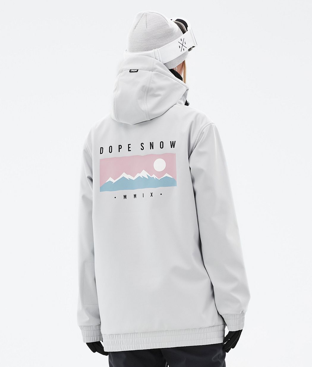 Dope Yeti W Snowboard Jacket Women Range Light Grey | Dopesnow.com