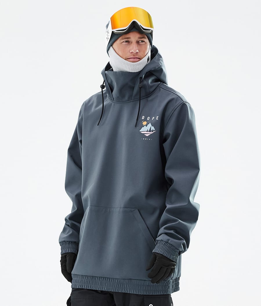 Dope Yeti Men's Ski Jacket Pine Metal Blue | Dopesnow.com