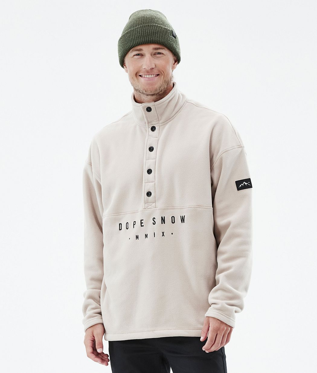 Dope Comfy Men's Fleece Sweater Sand | Dopesnow.com