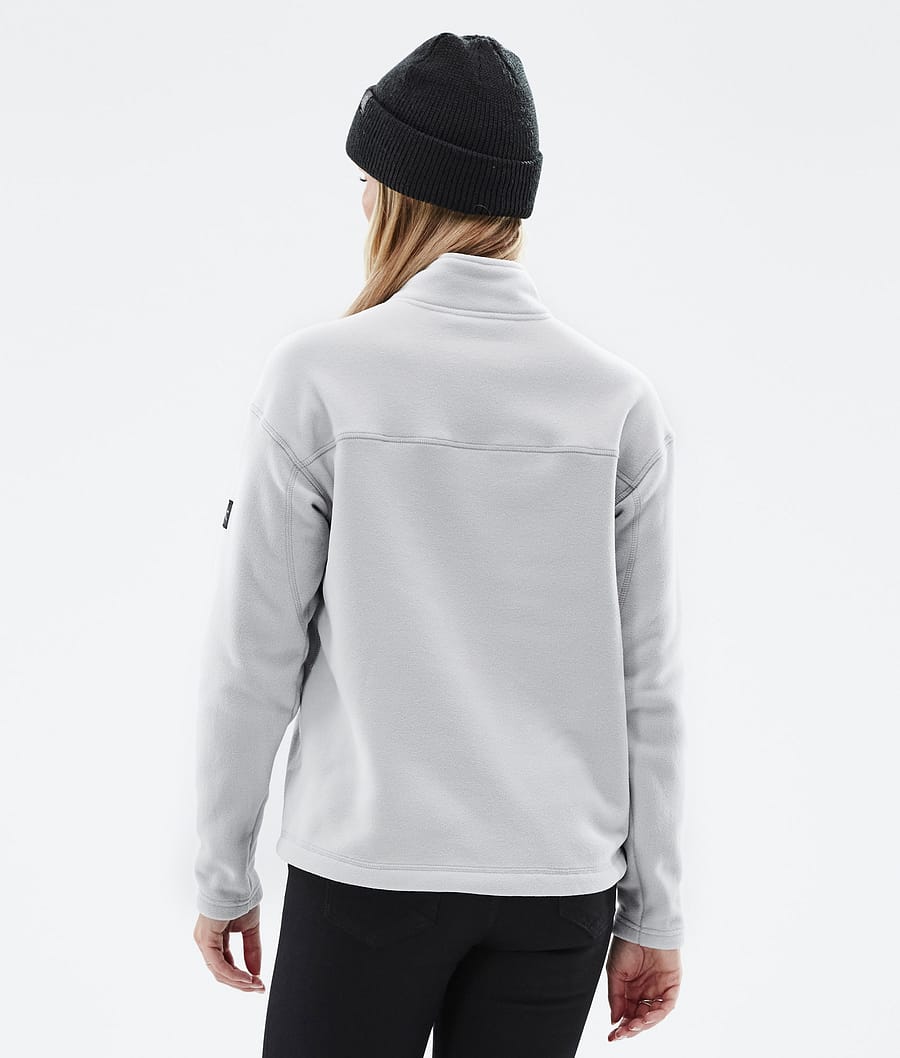 Dope Comfy W Women's Fleece Sweater Light Grey | Dopesnow.com