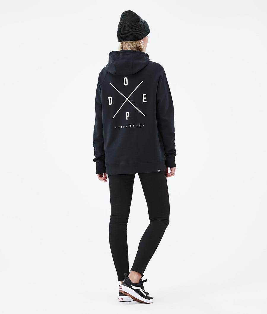 Dope Common W Hoodie Women 2X-Up Black | Dopesnow.com
