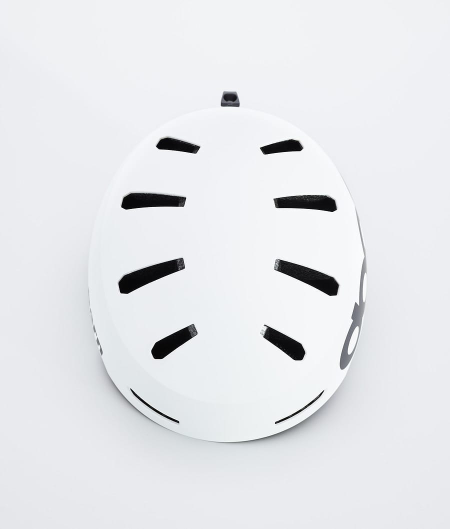 Dope Macon 2.0 Dope Classic Ski Helmet Matte White w/ Black Liner ...