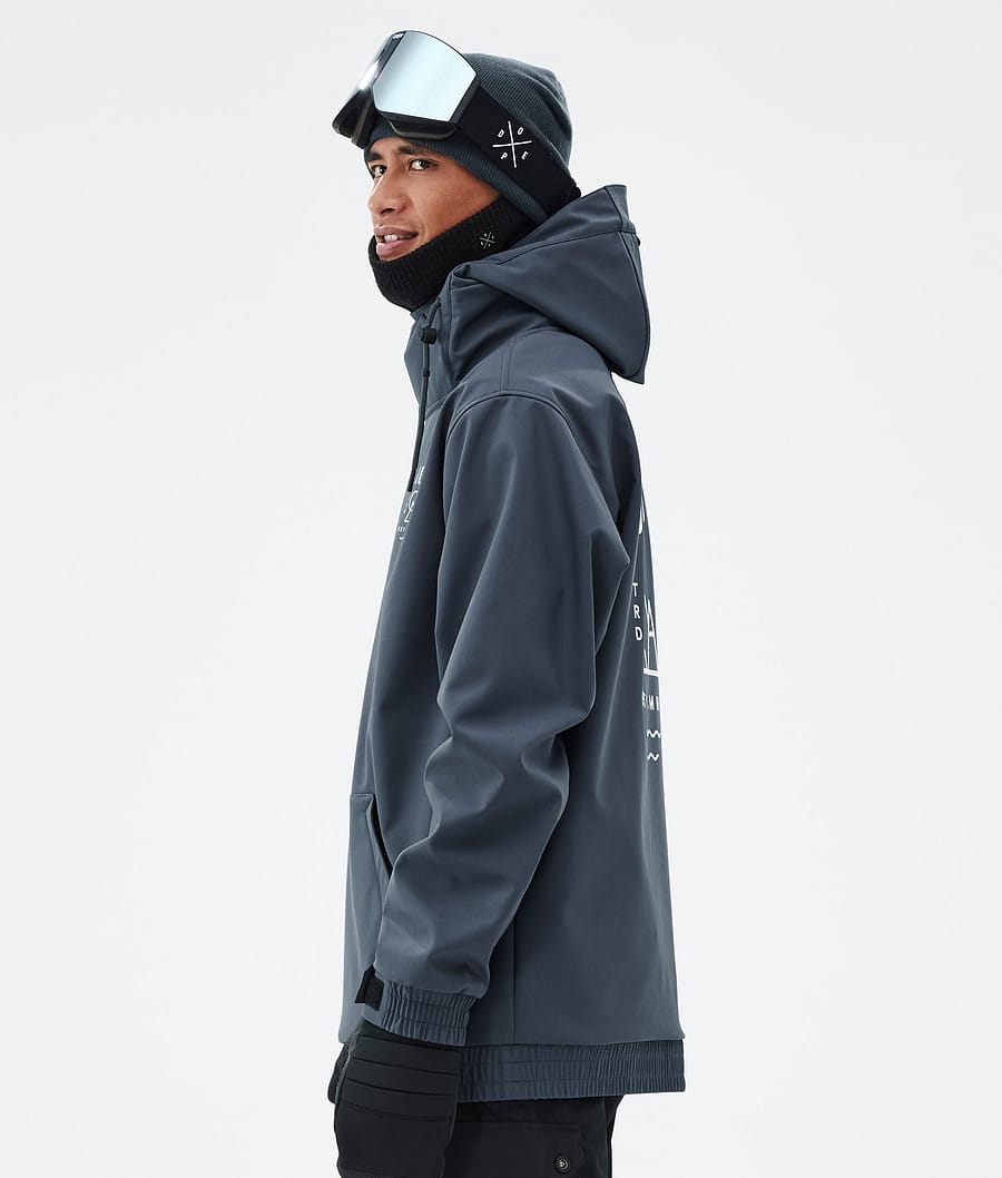 Dope Yeti Snowboard Jacket Men Summit Metal Blue | Dopesnow.com