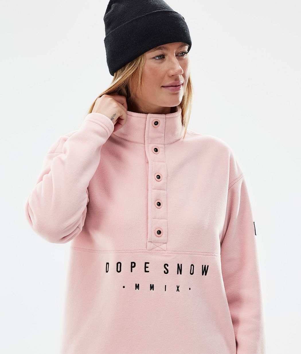 Dope Comfy W Fleece Sweater Women Soft Pink | Dopesnow.com