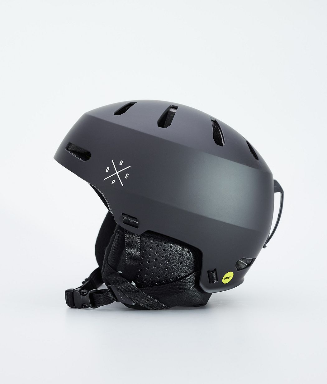 Dope Macon 2.0 MIPS Ski Helmet Men X-Up Matte Black w/ Black | Dopesnow.com