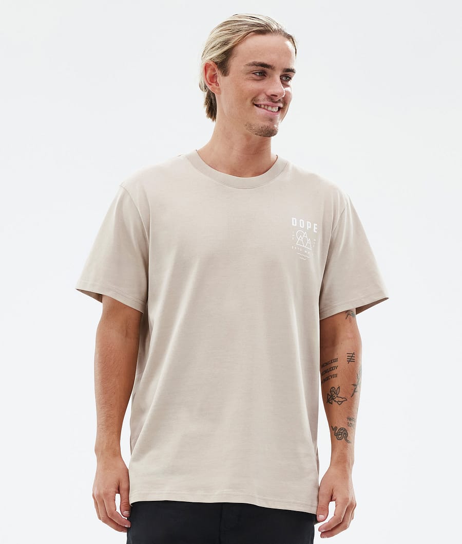 Dope Standard T-shirt Men Summit Sand | Dopesnow UK